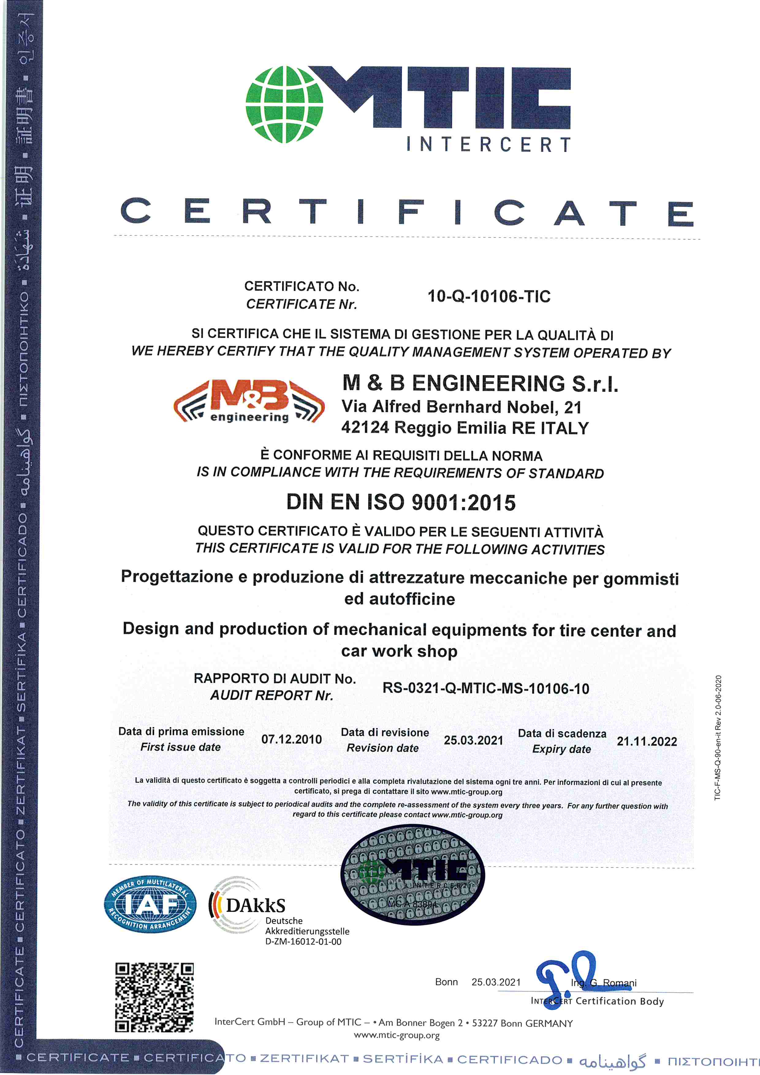 M&B Engineering – Tyre Equipment & Tools